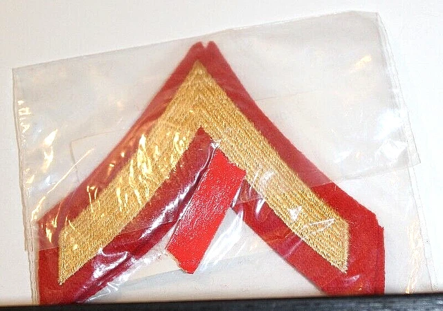 USMC US MARINE Corps Male Private First Class Dress Blue Jacket Stripes ...