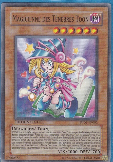 YU-GI-OH! MAGICIENNE DES Ténèbres Toon PT02-FR002 Edition Limitée ...