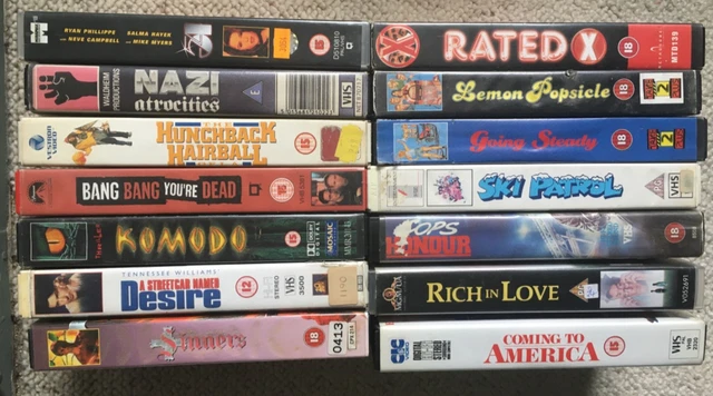 RARE VHS EX Rental Big Box UK Collection Bundle Job Lot x 14 £11.11 ...