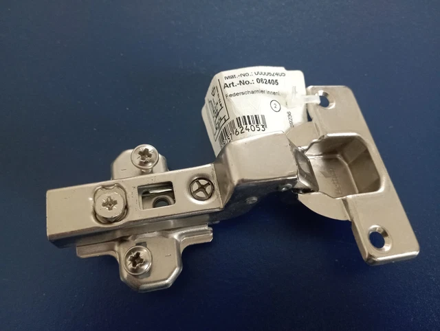 HETTICH 62405 TOPFSCHARNIER Intermat TH42 innenliegend vernickelt 35mm ...