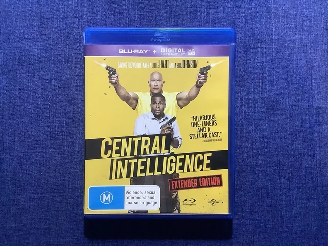 CENTRAL INTELLIGENCE (BLU-RAY, 2016) Dwayne Johnson , Kevin Heart ...