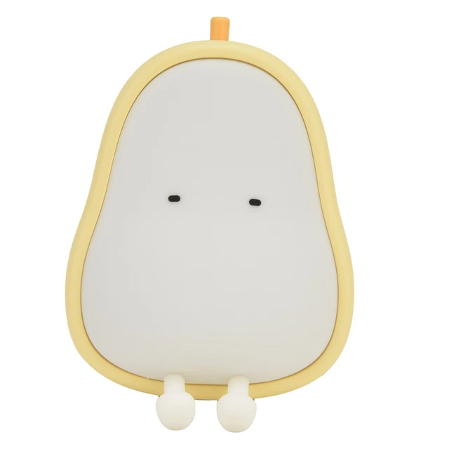 LED NIGHT LIGHT Cartoon Pear Shaped Nightlights Silicone Night Lamp ...