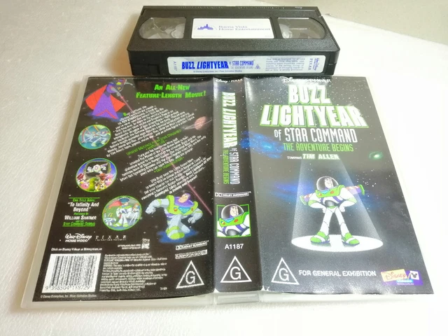 BUZZ LIGHTYEAR OF Star Command The Adventure Begins VHS Tape Movie ...