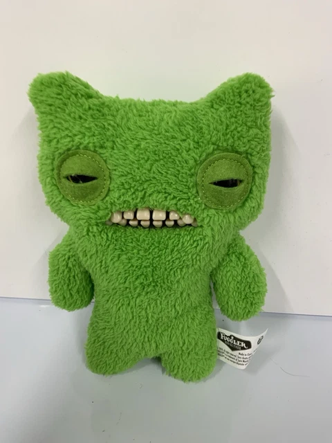 FUGGLER FUNNY UGLY Monster Rare Munch Munch Green Soft Plush Toy ...