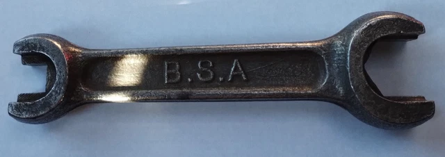 VINTAGE BSA MOTORCYCLE motorbike bike 4 way multi spanner Tool £6.49 ...