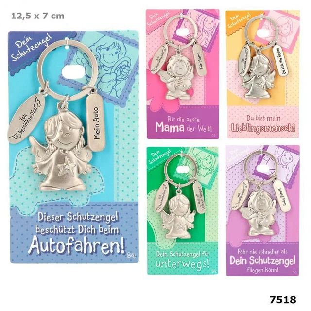 SCHUTZENGEL SCHLÜSSELANHÄNGER ENGEL Glücksbringer Auto Glück Liebe Geburtstag EUR 7,95 - PicClick DE