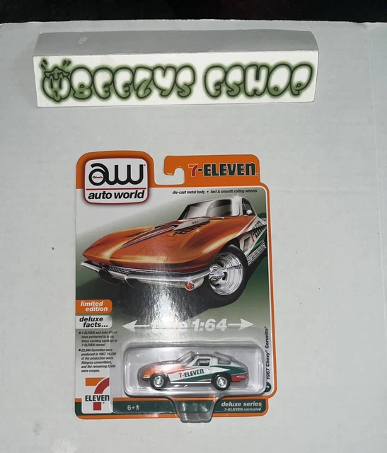 2023 AW AUTO World 7-11 Seven Eleven 1967 Chevrolet Corvette EUR 7,78 ...