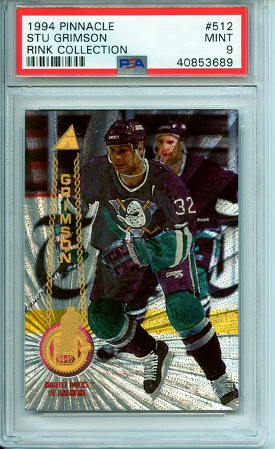 1994 PINNACLE RINK Collection Stu Grimson PSA 9 Pop 1 Aucun Haut EUR 27 ...