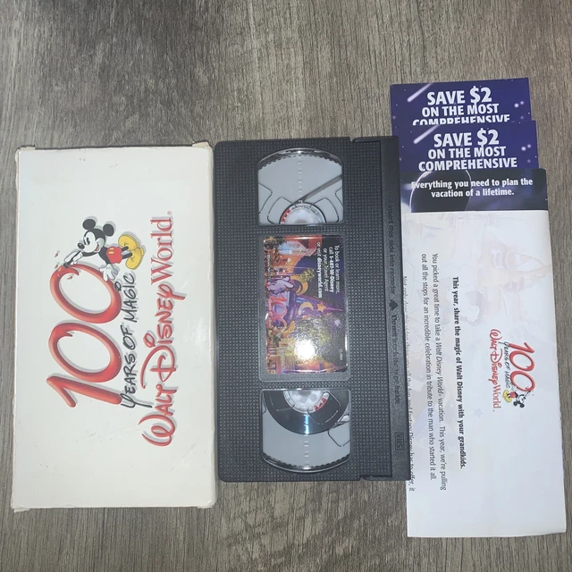 VHS - WALT Disney World 100 Years Of Magic Promotional Video W ...