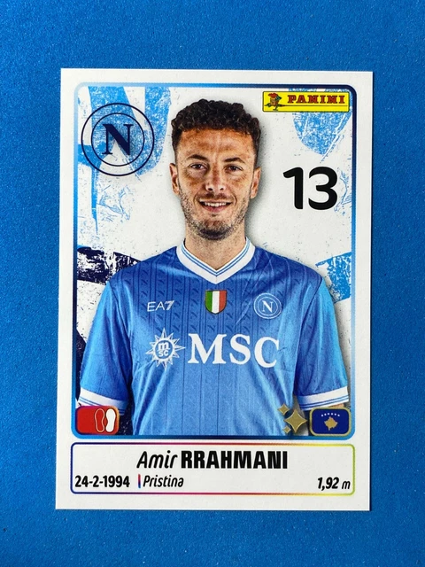 FIGURINE CALCIATORI PANINI 2025-26 2026 n.338 Amir Rrahmani (Napoli ...