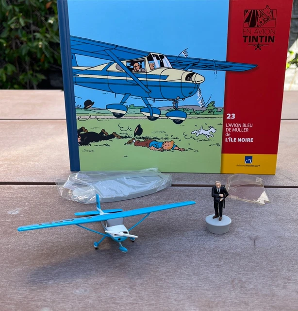 EN AVION TINTIN N° 23 L'avion Bleu De Muller De L'ile Noire-Editions ...