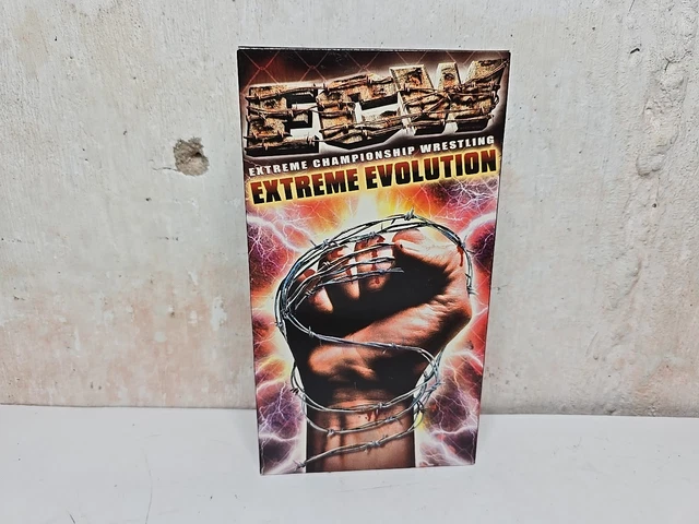 ECW EXTREME EVOLUTION Wrestling VHS Rob Van Dam Jerry Lynn Mike Awesome ...