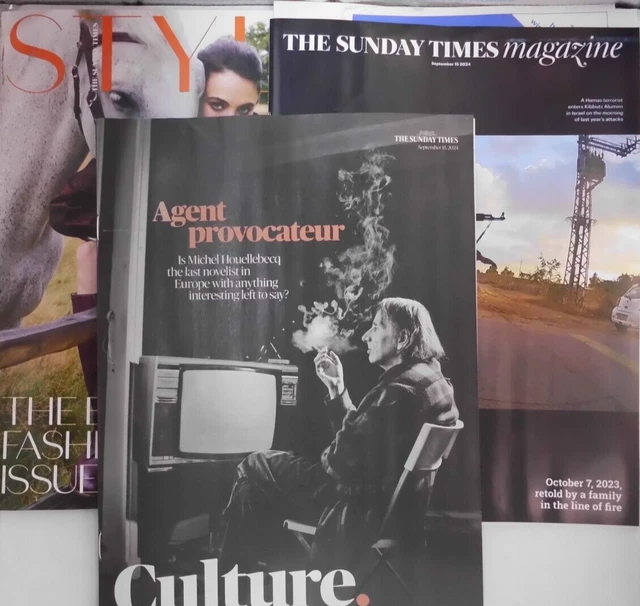 SUNDAY TIMES SUPPLEMENTS 15th September 2024 Margaret Qualley Michel ...