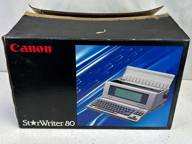 Canon Starwriter 80 Publishing Electronic Typewriter Word Processor
