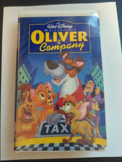 WALT DISNEY MASTERPIECE Oliver & Company Vintage VHS 1996 Clamshell ...