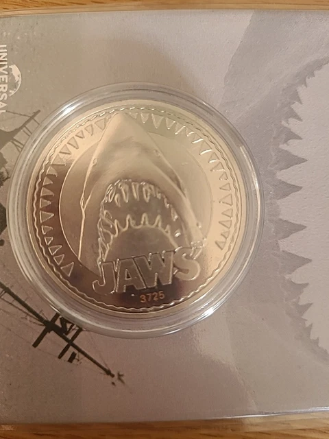 JAWS LIMITED EDITION Coin BNIB £0.99 - PicClick UK