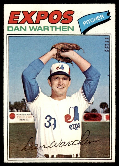 1977 TOPPS DAN Warthen. Montréal Expos #391 EUR 3,01 - PicClick FR