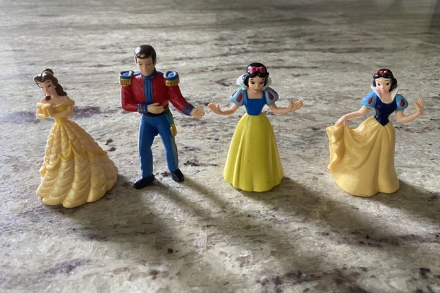 DISNEY PRINCESS VINTAGE PVC Plastic Figures Cake Topper Snow White ...
