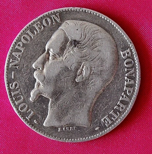 NAPOLÉON III rare ECU DE 5 FRANCS 1852 A TTB cote GADOURY EUR 49,00 ...