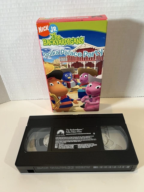 THE BACKYARDIGANS POLKA Palace Party VHS 2006 Nick Jr. Nickelodeon ...