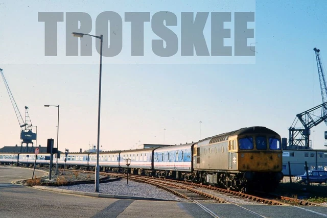 35MM SLIDE BR British Rail Diesel Loco Class 33 33030 1990 Original £4. ...