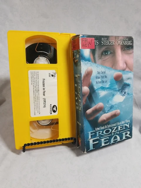 FROZEN IN FEAR - RARE YELLOW VHS Tape 2001 HORROR - Rod Steiger, Eric ...
