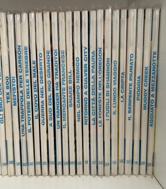 TEX 500-599 SEQUENZA Completa Da Edicola EUR 60,00 - PicClick IT