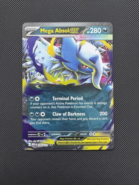 MEGA ABSOL EX 086/132 Pokémon TCG Mega Evolution Double Rare Near Mint ...