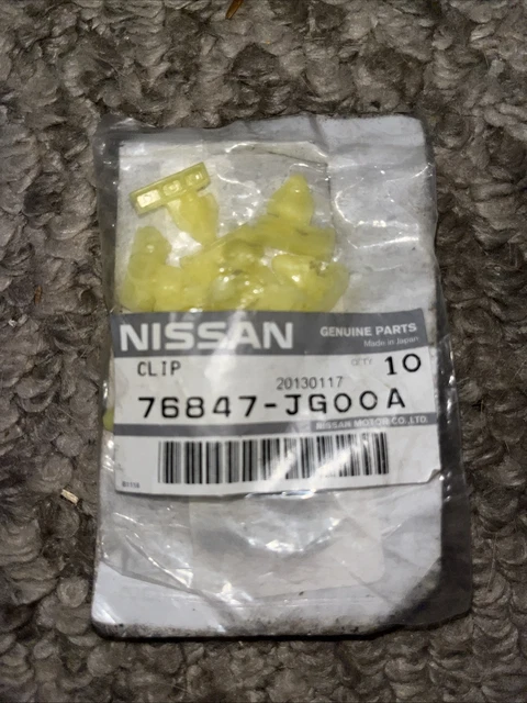 10 NISSAN OEM QUARTER PANEL-Wheel Fender Flare Molding Clips 76847JG00A ...
