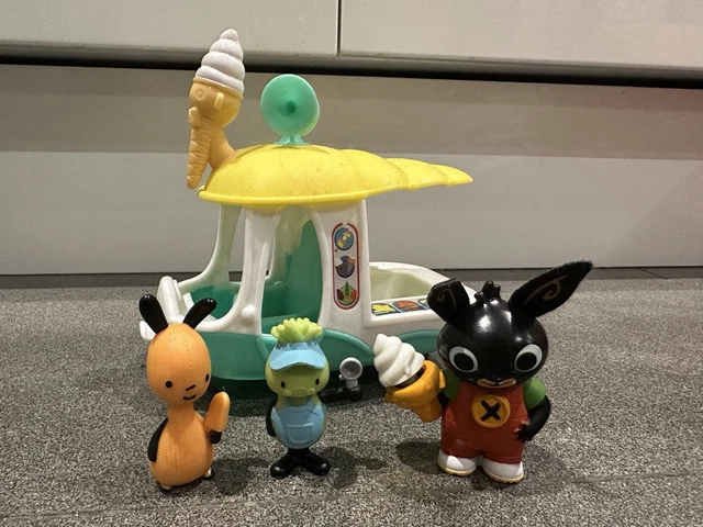 CBEEBIES BING BUNNY Gilly’s Ice Cream Van Vehicle With Figures £23.60 ...