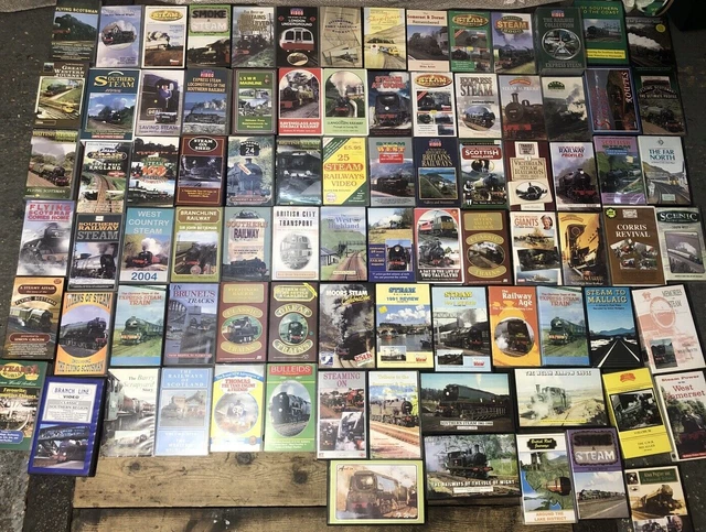 JOB LOT VHS Steam train Railway Video production southern western line ...
