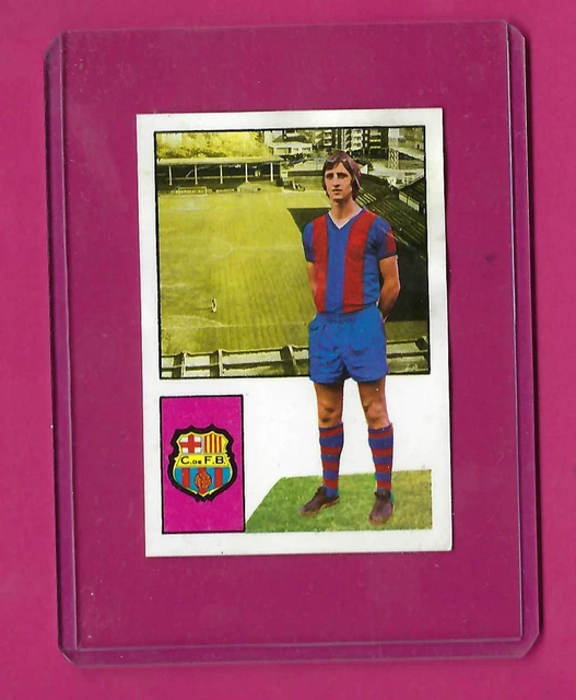 CARTE ORIGINAL FOOTBALL Card Johan Cruyff Fc Barcelona 1974 Liga Avant ...