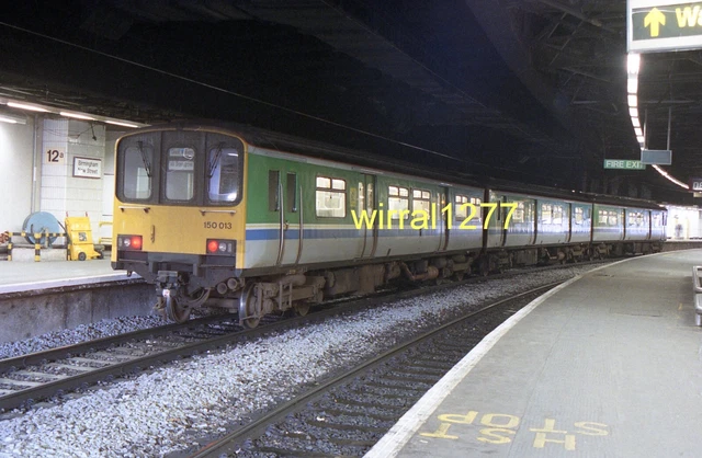 ORIGINAL RAILWAY PHOTOGRAPHIC negative Class 150 150013 at Birmingham ...