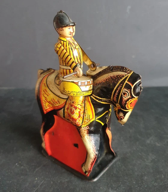 BRITISH WELLS-BRIMTOY TIN Plate Household Mounted Wind-up Kettle ...