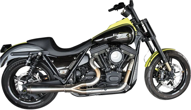 HARLEY DAVIDSON FXR 1984-00 TRASK Assault 2-Into-1 Exhaust System TM ...