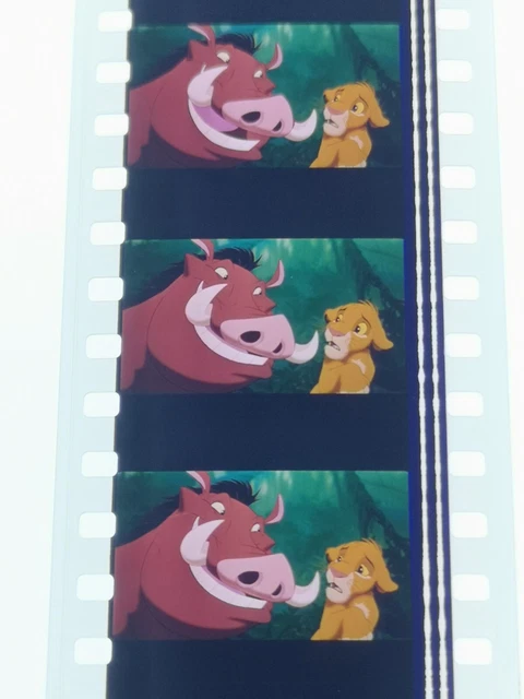 THE LION KING 35mm Film Cell Trailer Disney Cel Animation Cinema Movie ...