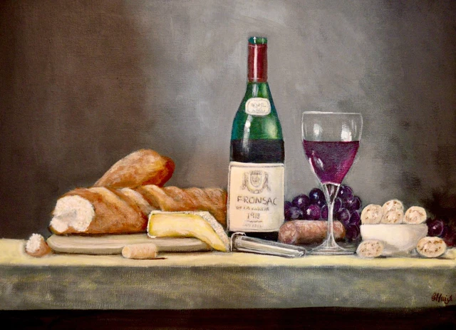 DIPINTO ORIGINALE NATURA morta - Lunch in Provance di Gary Haigh. EUR ...