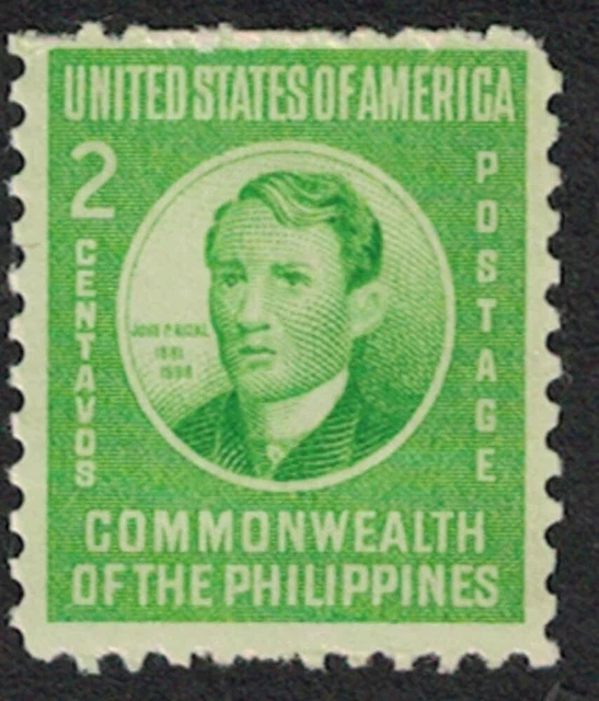 1941 PHILIPPINES STAMP - Jose Rizal, 2c B27 EUR 0,92 - PicClick DE
