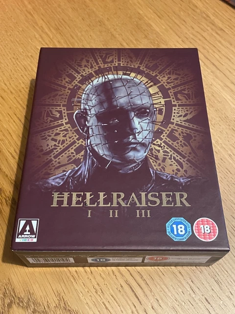 HELLRAISER TRILOGY - Arrow Video - Uk Region B - Blu-Ray Boxset £20.99 ...
