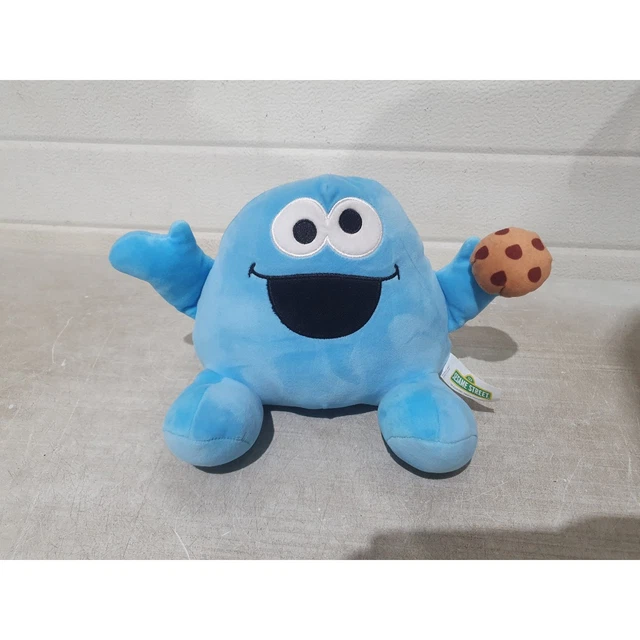 SESAME STREET COOKIE Monster Squash Podgies Plush Toy Stuffed Animal ...