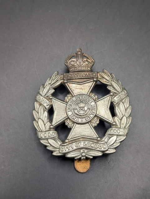 WW1 CAP BADGE London Regiment 8th Battalion Post Office Rifles. British ...