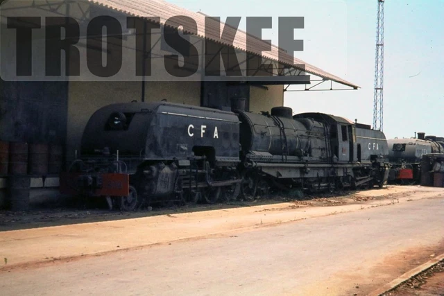 35MM SLIDE CFA Caminhos de Ferro Angola Railways Steam Loco 506 c1974 ...