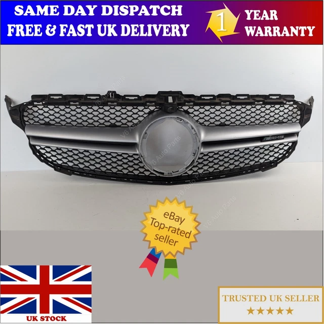GENUINE MERCEDES C-CLASS W205 C205 C43 AMG Front Grille 2018 - 2021 ...