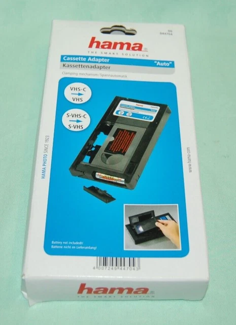 HAMA CASSETTE ADAPTER VHS-C To VHS £19.99 - PicClick UK