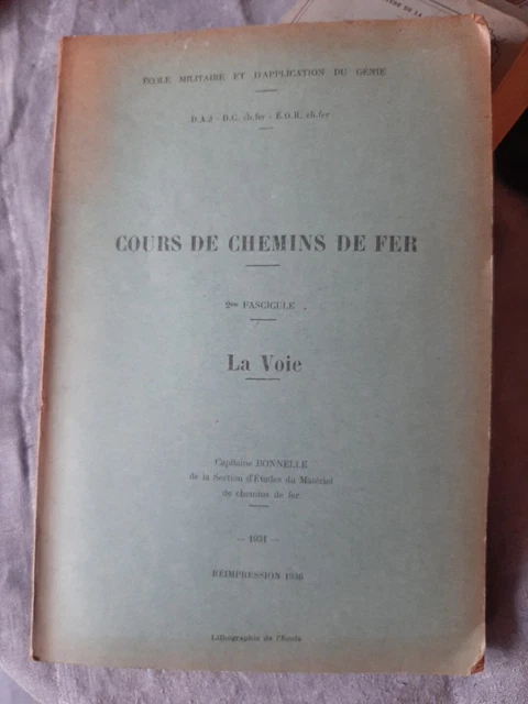 RARE NOTICE MAGINOT Loco Locomotive Voie Ferree France 40 Forteresse ...