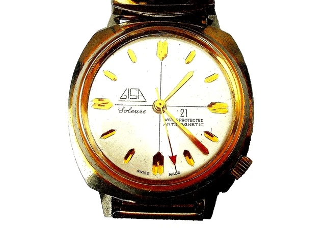 ANCIENNE MONTRE SUISSE Mecanique Gisa Soleure- Vintage Swiss Watch ... ANCIENNE MONTRE SUISSE Mecanique Gisa Soleure- Vintage Swiss Watch ...