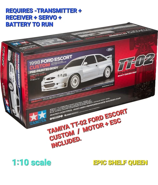 TAMIYA TT02 RALLY Ford Escort Cosworth Custom Build Kit Motor ...