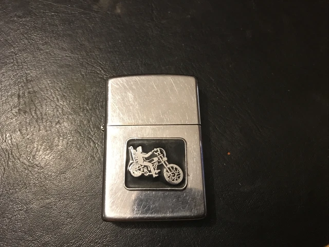 CUSTOM ZIPPO LIGHTER Chopper Lowrider Outlaw Easy Rider Motorcycle ...
