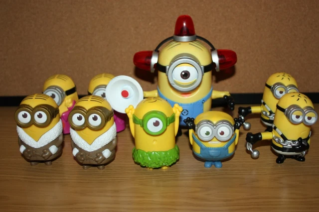9 DESPICABLE ME Minions Figures - 2015 & 2017 - Thinkway Toys ...