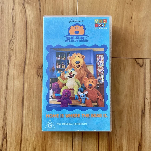 BEAR IN THE Big Blue House Home Is Where The Bear Is VHS ABC Kids ...